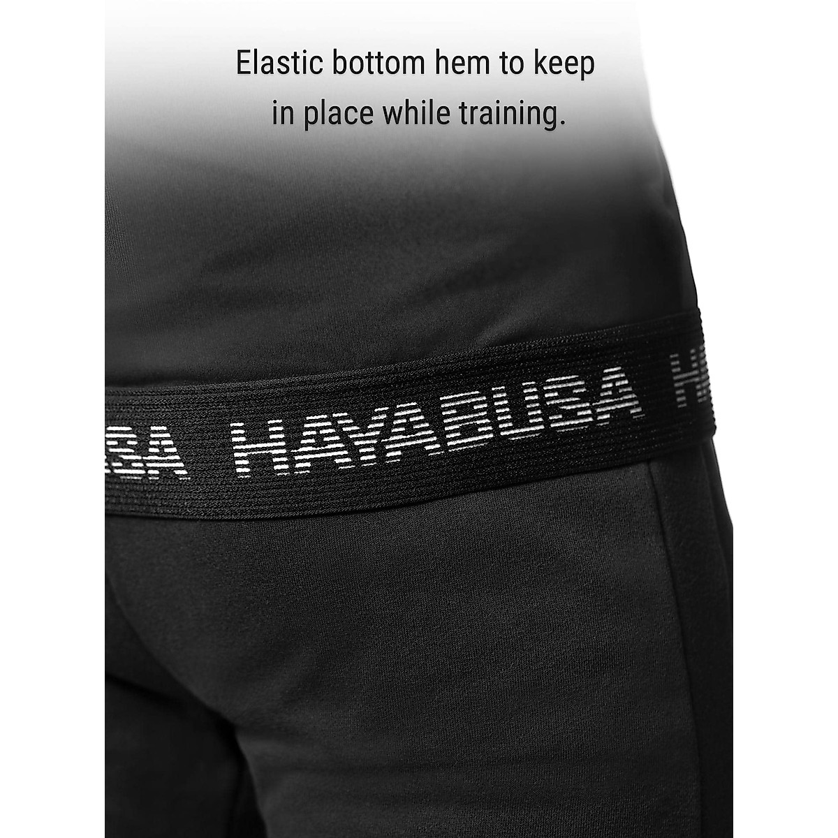 Hayabusa Men's Long Sleeve Training Shirt - Black, Medium