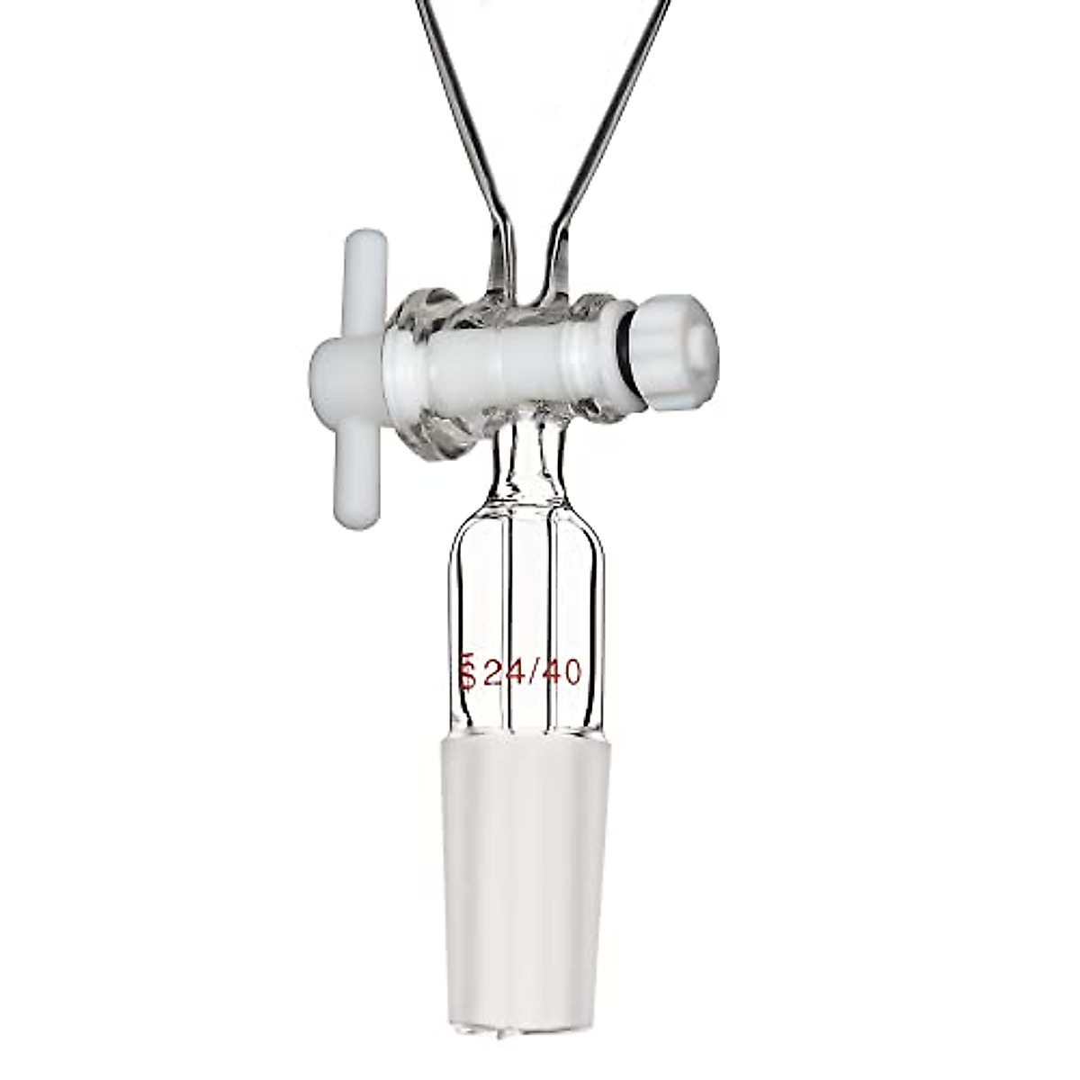 stonylab Separatory Funnel with PTFE Stopcock, 1000 ml Conical Pear-Shaped Heavy Wall Borosilicate Glass Separating Funnel with 24/40 Joints