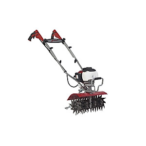 Mantis 7566-12-02 Deluxe XP 4-Cycle Tiller with Kickstand, 16-Inch