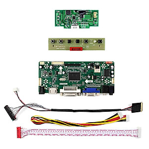 VSDISPLAY HD-MI DVI VGA Audio LCD Board Work for 15.4inch 1440x900 40Pin LVDS Interface WLED Backlight LTN154BT08-R03/R06 LP154WP3-TLA1/TLA2/TLA3 LP154WP4-TLAA/TLB1 N154C6-L04/L06
