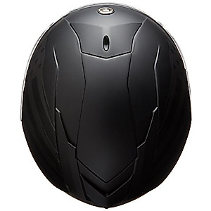 Torc T14B Bluetooth Integrated Mako Full Face Helmet with Flag Graphic (Flat Black, Large)