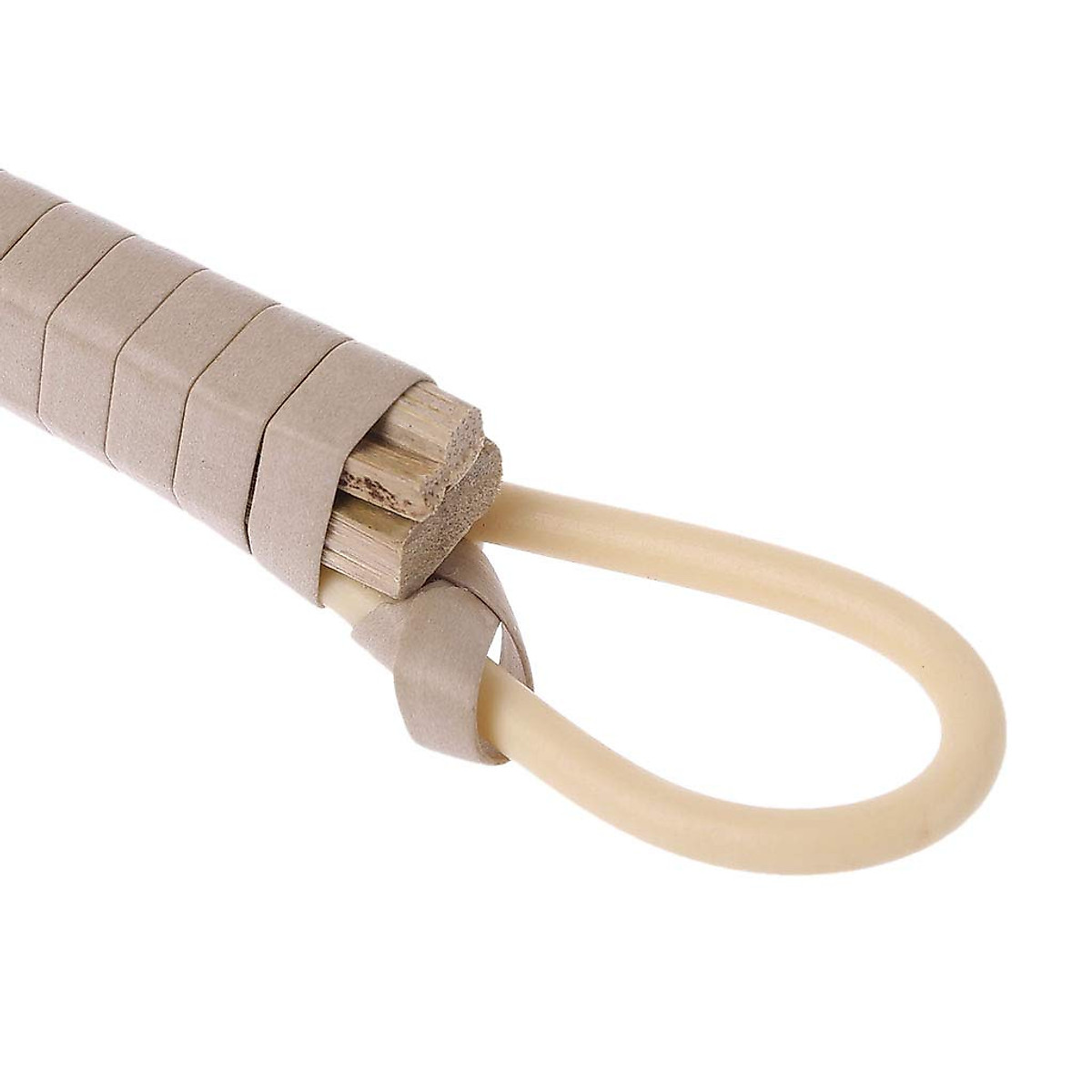 JKPOWER Traditional Racket Woven Imitation Rattan Clean Duster Carpet Rug Beater Durable Handmade Carpet Beater