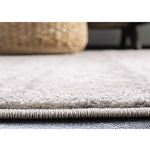 SAFAVIEH Adirondack Collection 2'6" x 4' Ivory / Silver ADR119A Moroccan Boho Distressed Non-Shedding Living Room Bedroom Accent Rug