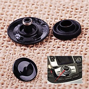 8K0998068A MMI Knob Joystick Button Repair Kit, MoreChioce Joystick Control Center Button Knob Button Cover Fit for A4 2009-2013, A5 2008-2015, A6 2005-2011