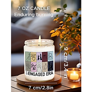 Funny Engagement Gifts Candle, Engagement Gifts for Couple, Wedding Gifts, Fiancee Gift for Women, Future Mrs and Bride to Be, Vanilla Scented Candle