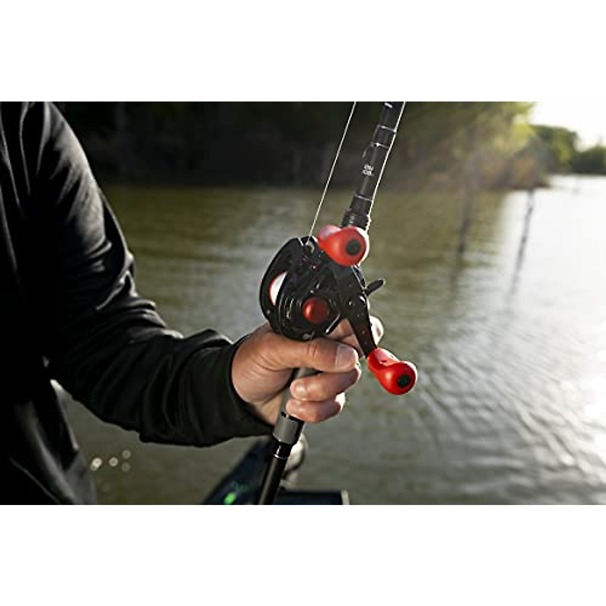 Abu Garcia Black Max & Max X Low Profile Baitcast Reel and Fishing Rod Combo, 6'6" - Medium - 2pc