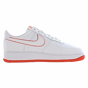 Nike Air Force 1 '07 White/White-Picante Red-White Mens Size 12