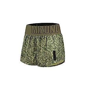 Mizuno Women's Gym Shorts by x Ronda Rousey, Judoka Short, Martial Arts Athletic Shorts, Grape Leaf, Medium