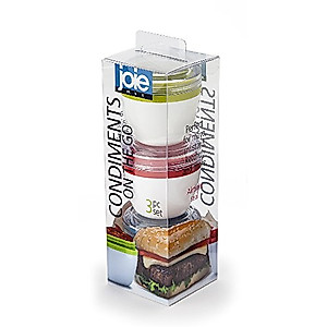 Joie Set 3 Bottles Sauces, Multicolour, 5 X 5 X 5 cm, Multicoloured (60018)