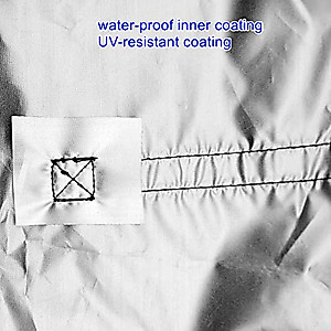 EASYMALL Outdoor Cushion Storage Bag 2 Pack, 68" L x 20" W x 30" H Outdoor Cushion Bag, Patio Furniture Cushion Bags with Large Zippered Opening & 2 Durable Handles XXL_2Pack