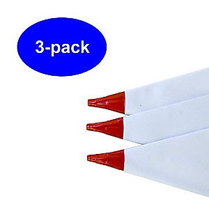 Tile Grout Masonry Mortar Bag with Molded in Tip Tear Puncture Resistant Heavy Duty Vinyl Piping Cement Bag 13 x 24