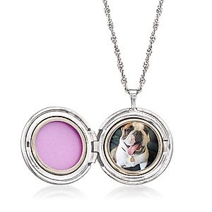 Ross-Simons Sterling Silver Tree Of Life Locket Necklace