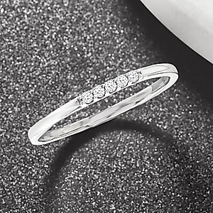 RS Pure by Ross-Simons Diamond-Accented Ring in Sterling Silver. Size 6