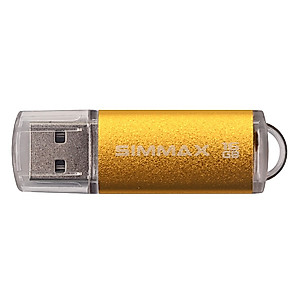 SIMMAX 5 Pack 16GB USB 2.0 Flash Drive Memory Stick Thumb Drive Pen Drive with Led Indicator (Green Purple Red Gold Blue)