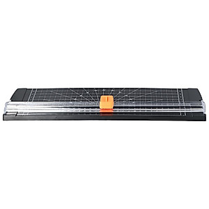 A3 Paper Cutter Portable Trimmer - 14 inch Paper Trimmer for Scrapbooking, Craft Paper Cutter Guillotine with Automatic Security Safeguard & Side Ruler