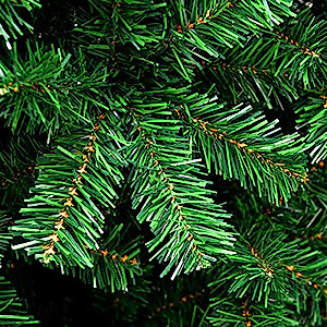 Safeplus 6FT Christmas Tree Artificial Christmas Tree Fake Fluffy Xmas Trees Holiday Decoration with Metal Foldable Stand (6FT)