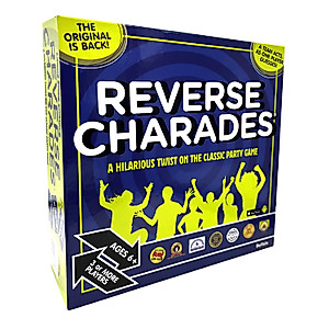 Buffalo Games - Reverse Charades - A Hilarious Twist On The Classic Party & Family Game - Great Party Game - Prompts for All Difficulty Levels - Ages 6 and Up