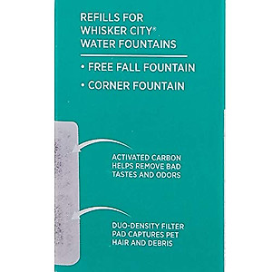 Whisker City Water Fountain Filter Cartridges - 4 Pack (Small)