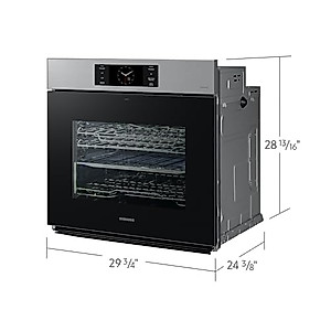 SAMSUNG Bespoke 30" Single Wall Oven with AI Pro Cooking Camera, Stainless Steel, NV51CG700SSRAA