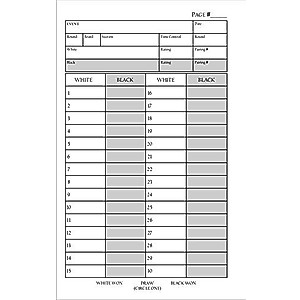 WE Games Chess Scorebook & Chess Notation Book - Green Hardcover Chess Books with 100 Pages, Ideal Chess Score Sheets for Clubs & Tournaments