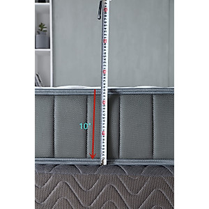 YISHEN 10-inch Full sponge gel memory foam Mattress Box Bed, Support and DecomPression, Breathable Soft Fabric Cover, Medium Hardness, 31 Years of Mattress Experience to Make a Comfortable Mattress