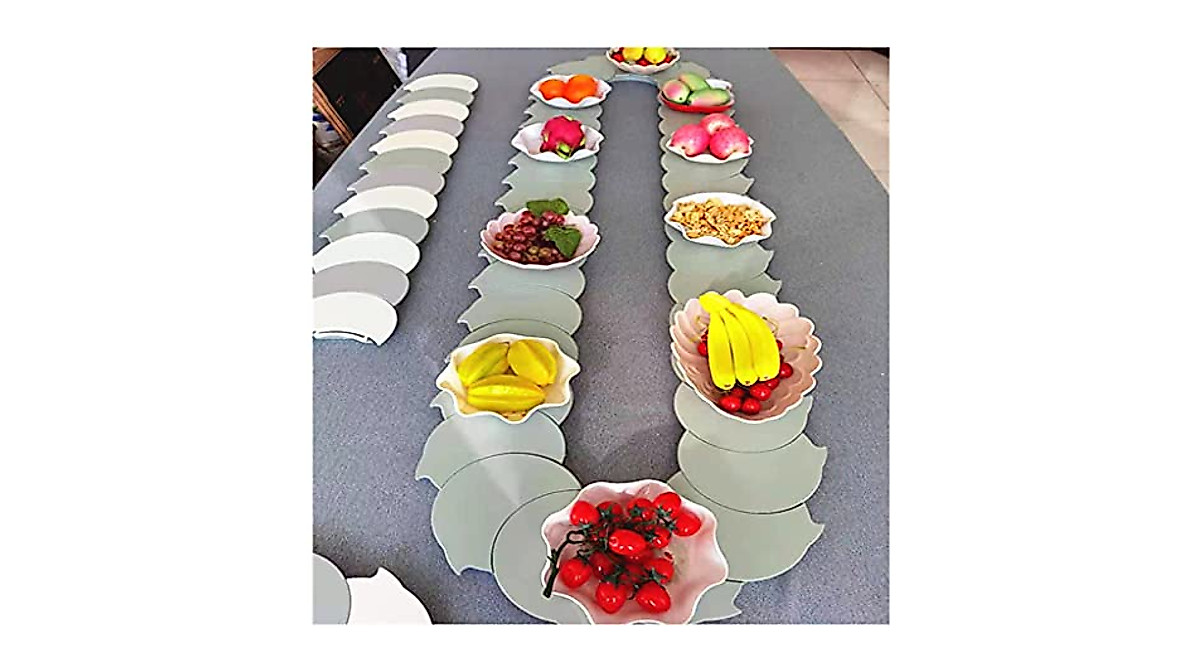 Rotating Party Turntable for Rectangular Tables | Easy Assembly ...
