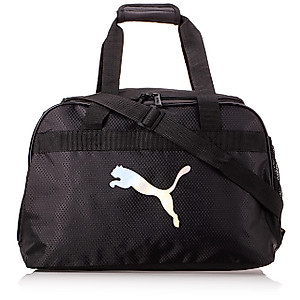 PUMA unisex adult Evercat Defiance Duffel Bags, Black, One Size US