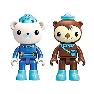 BASEPLATES for Age 6+ Building Block Ocean Adventure Octonauts GUP-A Deluxe Vehicle Playset & Barnacles 323pcs Building Brick Set-No Package Box (3703)