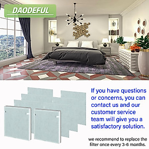 H7123101/H211/H211S Replacement Filter for Govee H7123 Smart Air Purifiers and Homvana H211 H211S Air Purifier, 2 Pack HEPA Filter + 4 Washable Pre-filter