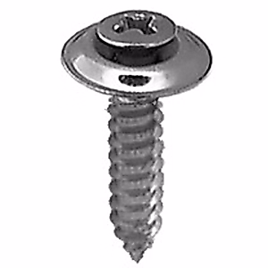 100#8 X 3/4" Phillips Oval #6 Head Sems Screw Chrome