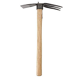 Japanese Craftsmanship Garden Hoe and Cultivator Hand Tiller