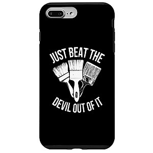 iPhone 7 Plus/8 Plus Just Beat the Devil out It funny artist drawing gift Case