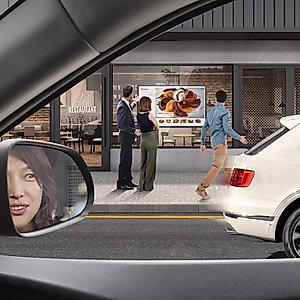 32" Sun-Readable Window-Facing Display, Ultra-Bright 3000 nits LCD, Non-Touch, Indoor Use, Android OS, WiFi, Plug & Play, Digital Signage Software Ready, Online Content Management