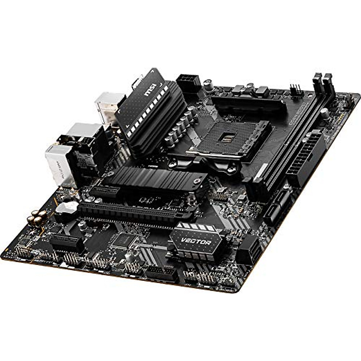MSI MAG A520M Vector WiFi Gaming Motherboard (AMD AM4, DDR4, PCIe 3.0, SATA 6Gb/s, 1* M.2, USB 3.2 Gen 1, HDMI/DP, WiFi 5, Micro-ATX)