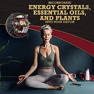 Standish House 10-Inch Handmade Moon Shelf for Stones and Crystal Display - Handcrafted Wood Accent Shelf - Crescent Moon Phase Wall Decor - Enchanting Crystal Display Shelf - Boho Home Decor