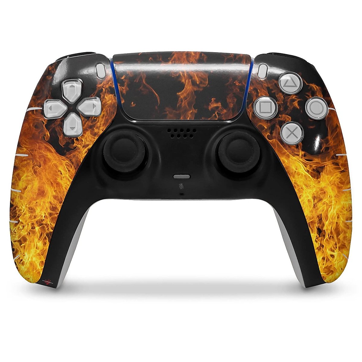 WraptorSkinz Skin Wrap compatible with Sony PS5 DualSense Controller Open Fire (CONTROLLER NOT INCLUDED)