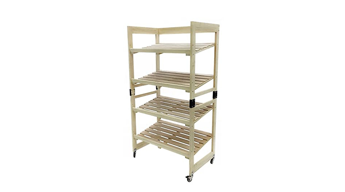 FixtureDisplays 4-Tier Bakery Rack - Stylish & Functional
