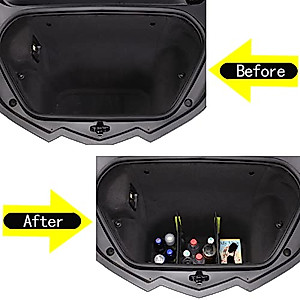 CHEAYAR Front Trunk Organizer Compatible with Corvette C8 Stingray 2020-2023, Organizer Storage with Mesh Pocket and Dividers, Front Trunk C8 Accessories