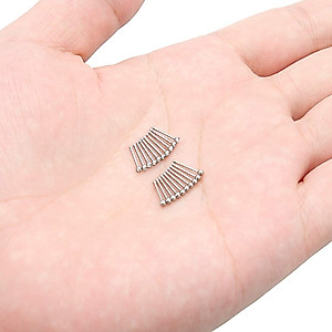 Ftovosyo Nose Ring Studs 22G 20PCS Surgical Steel Bone Nose Rings Pin Clear Diamond CZ Piercing Jewelry Women 1.5mm