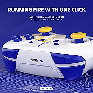 Switch Controllers,Switch Pro Controller Compatible for Switch/Switch Lite/OLED,Gamepad Pro Controllers Wireless Remote Replacement with Joysticks Support Dual Vibration/Motion Control/6-Axis Gyro