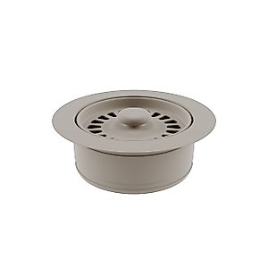 Lexicon Disposal Flange for Quartz kitchen Sink with Decorative Beige Finish Fits 3.5 Inch Drain Hole LG-DF-B