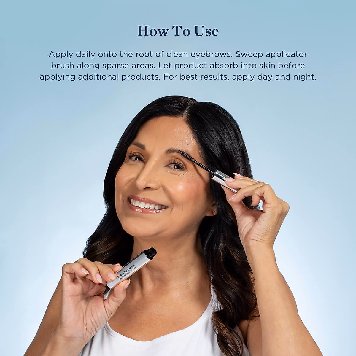 Beverly Hills MD Thick + Full Brow Serum- Enhancing Growth Formula for Visibly Fuller, Thicker Looking Brows- Supports Healthy Keratin Production