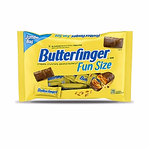 Chocolatey, Peanut-Buttery, Fun Size Individually Wrapped Candy Bars, 18 oz