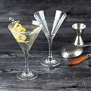 HISTORY COMPANY London Bar World’s Best Martini Glass 2-Piece Set (Gift Box Collection)