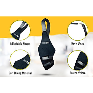 RadHaven Dog Knee Brace for Torn ACL Hind Leg, Cruciate Ligament Injuries, Patella Dislocation, Double Straps and Comfortable Dog Leg Braces for Back Leg Support (Right- Large)