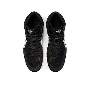 ASICS Men's AGGRESSOR 5 Wrestling Shoes, 10.5, BLACK/WHITE