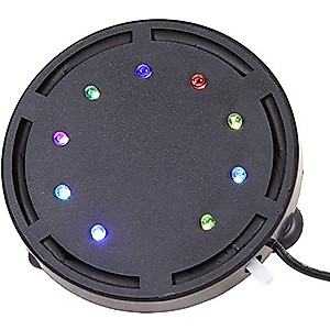 LONDAFISH Aquarium Bubble Light Aquarium Air Stone LED Light Air Pump Bubble Stone Lamp