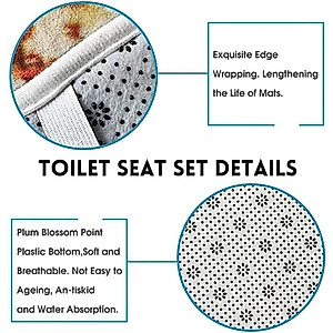 4 Piece Anime Shower Curtain Sets with Non-Slip Rug,Toilet Lid Cover and Absorbent Carpet Bath Mat,Durable Waterproof Fabric Shower Curtain with 12 Hooks for Bathroom 70.8" 70.8" (A4, Small)