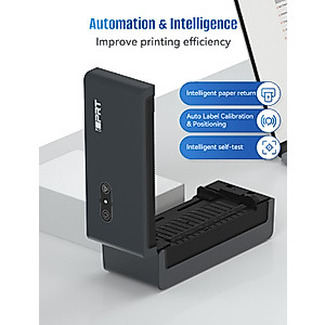 iDPRT Bluetooth Thermal Label Printer for Phone via APP, 4X6 Shipping Label Printer for Small Business and Shipping Package, Support USB for Windows, Mac, Used for Amazon, Shopify, Ebay, UPS, USPS