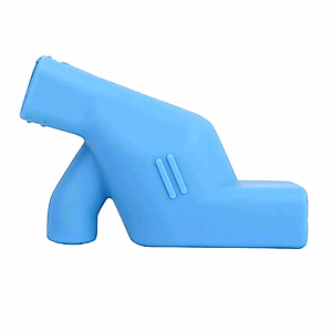 Alvinlite Faucet Extender, Silicone Sink Spout Extender Children Water Spout Cover Hand Washing Handle Extender Hand Wash Helper for Bathroom Kitchen(Blue)